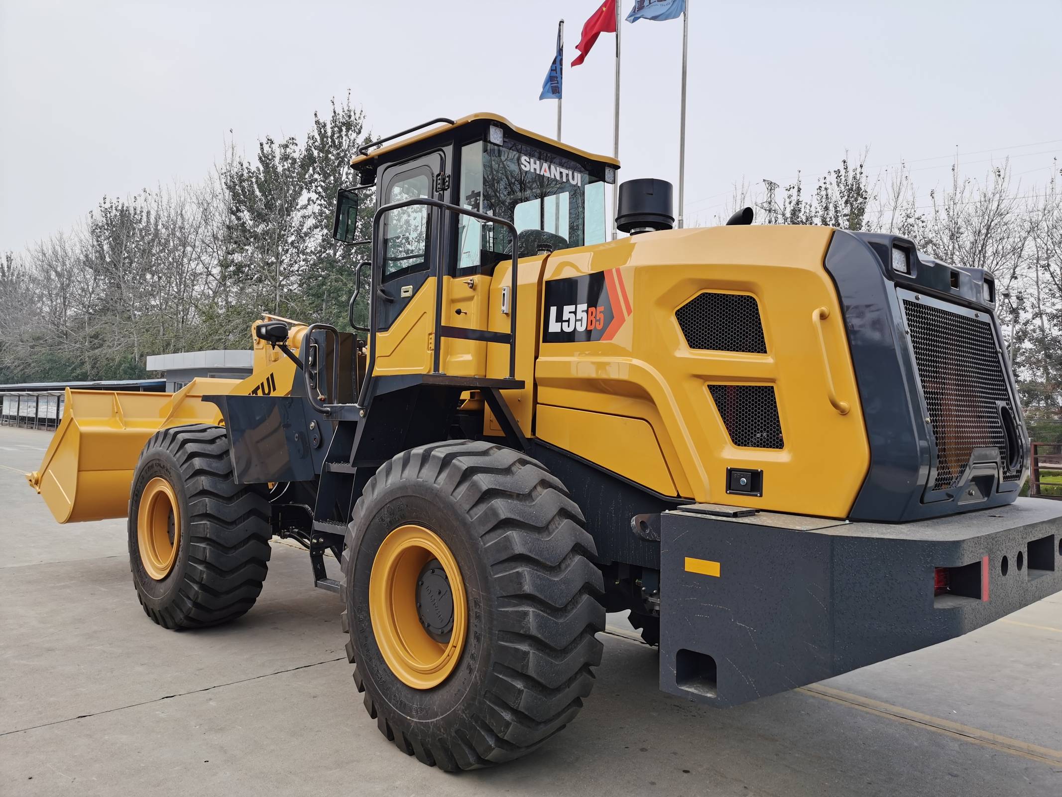 Фронтальный погрузчик Shantui L55-B5 купить в Москве, цены от компании ...